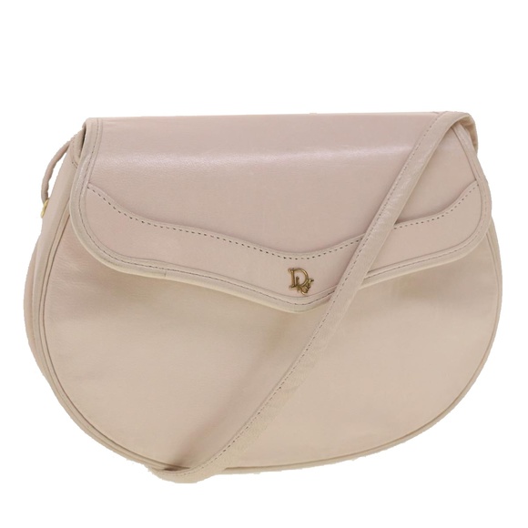 Dior | Bags | Christian Dior Shoulder Bag Leather Pink Auth Am492 ...